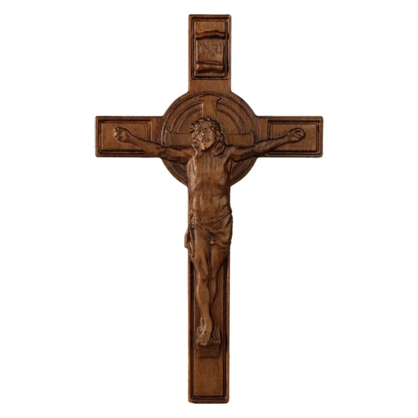 Bgcopper INRI Wood Carving Crucifix – jesus.muusoul.com